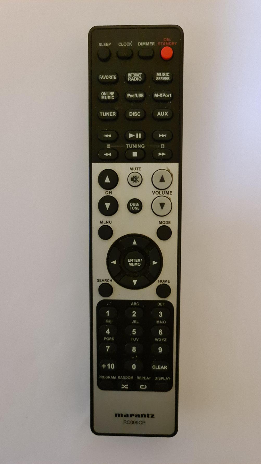 Marantz RC009CR Remote Control Repair - Repair Reference 11367